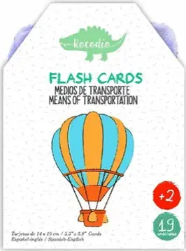 FLASH CARDS. MEDIOS DE TRANSPORTE. 18 TARJETAS. + Pequeños.